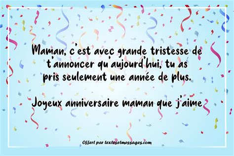 Une Ann E De Plus Textes D Anniversaire Dr Les Pour Maman
