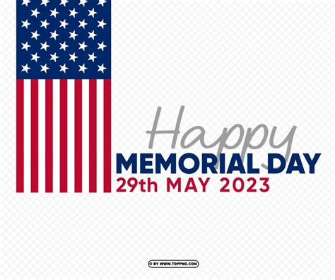 Happy Memorial Day Png Cutout PNG Clipart Images TOPpng