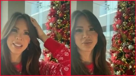Sheyla Rojas muestra su decoración por Navidad con árbol de 5 metros