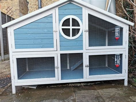 Rabbit Guinea Pig Hutch With Thermal Cover Foxglove Hutch Pets At Home