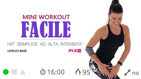 Hiit Principianti Esercizi Brucia Grassi Ad Alta Intensit Youtube