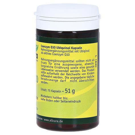 Coenzym Q Ubiquinol Mg Kapseln St Ck Medpex