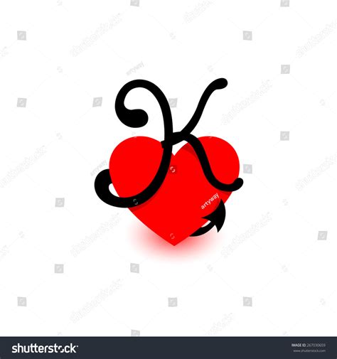 ภาพ ภาพสตอก วตถ 3 มตและเวกเตอรเกยวกบ Logo heart letter i