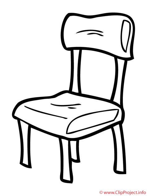 Silla Dibujo Para Colorear Gratis