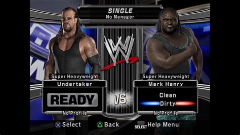 Undertaker Vs Mark Henry Wwe Smackdown Vs Raw
