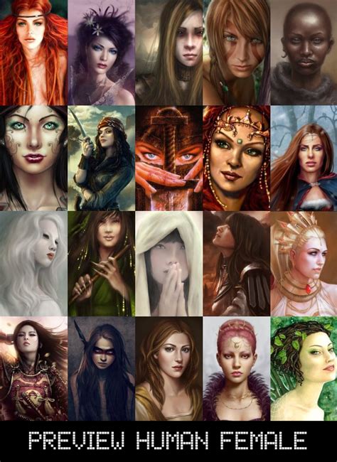 Female Portrait Packs The Neverwinter Vault