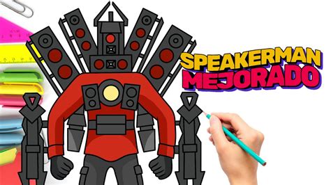 Dibujando A Titan Speakerman Mejorado El Gigante Del Sonido