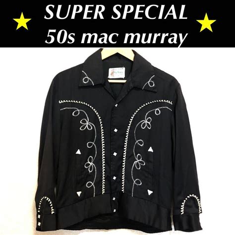 50s mac murray ウエスタンジャケット ジョニーデップ キムタク 着用 ビンテージ ギャバジャン HBARC H BAR C
