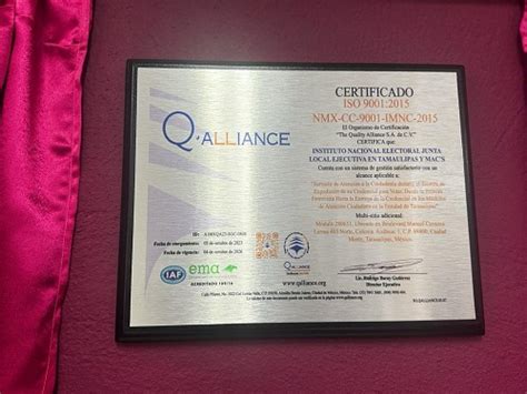 Develan placa de Certificación en Módulos de Atención Ciudadana del 06