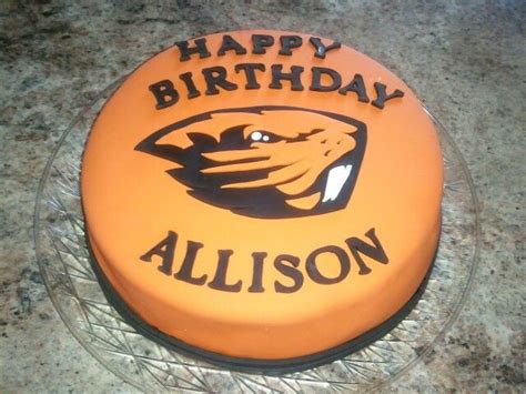 OSU Beavers Cake By Krystle Heys No Bake Cake Party Cakes Cake