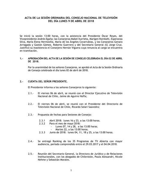 PDF ACTA DE LA SESIÓN ORDINARIA DEL CONSEJO NACIONAL file1 ACTA DE