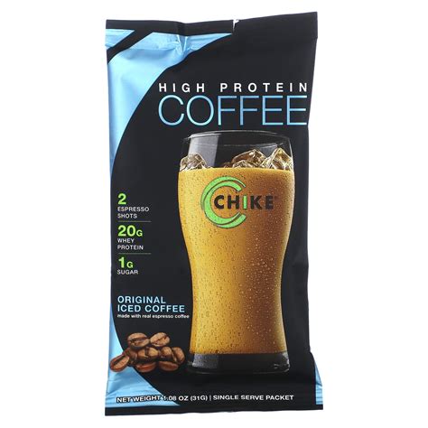 Chike Nutrition High Protein Iced Coffee Original 12 Packets 1 08