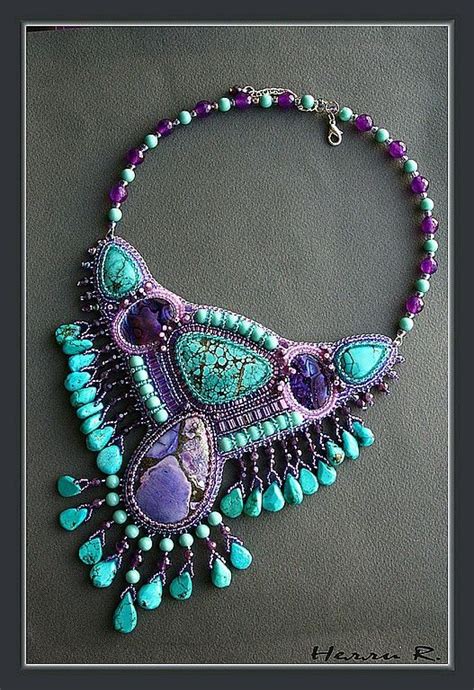 Pin By Ronda Grose On Jewelry Bead Embroidery Jewelry Embroidery
