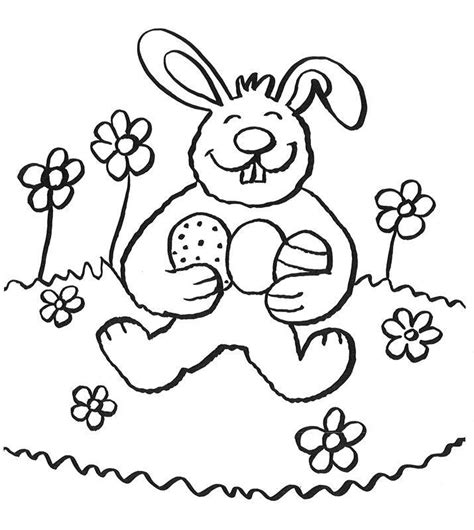 Kostenlose Malvorlage Ostern Lachenden Osterhasen Ausmalen Zum Ausmalen
