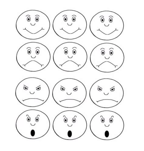 Desenhos Das Emo Es Para Colorir E Pintar
