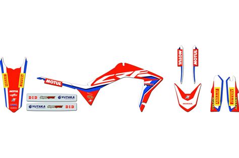 Kit déco complet Blackbird Replica HRC 2020 CR 125 250 2002 2007