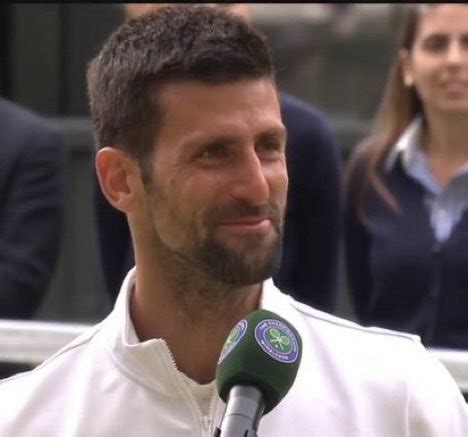 Emmanuel Rincón on Twitter Djokovic se puso a llorar cuando vio a su