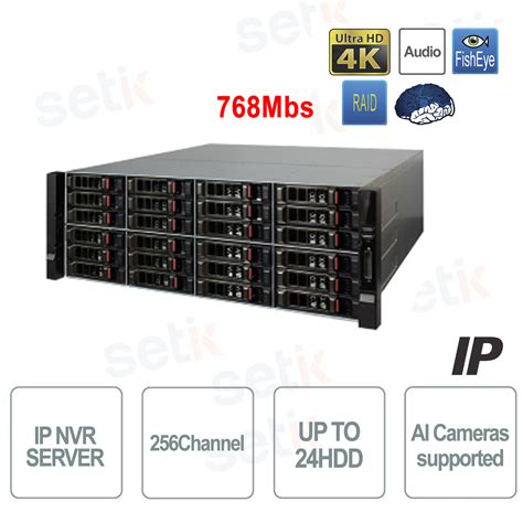 IVSS7024 NVR IP Server Dahua 256 Kanäle Künstliche Intelligenz IVS