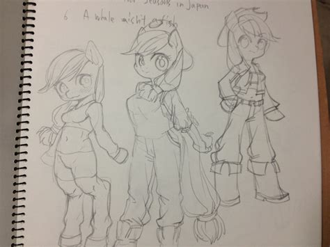 913980 Safe Artistaruurara Applejack Anthro Unguligrade Anthro Bipedal Monochrome
