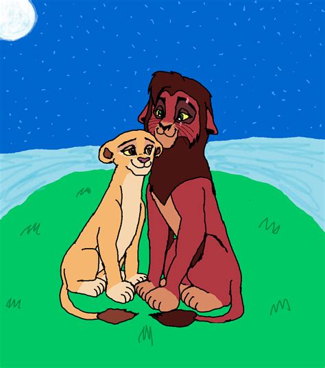 The Lion King Kiara And Kovu Are Queen And King Of The Pride Lands