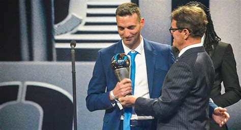 Lionel Scaloni ganó el premio The Best al mejor entrenador del mundo