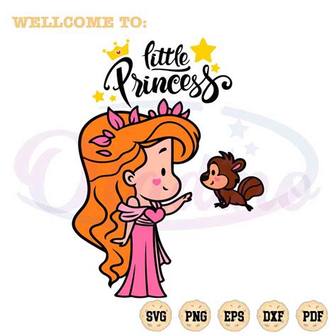 Little Princess Aurora Svg Sleeping Beauty Cutting Digital File
