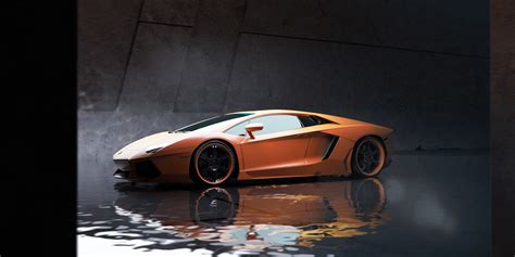 Orange Lamborghini Aventador Car Wallpaper Hd Cars Wallpapers K