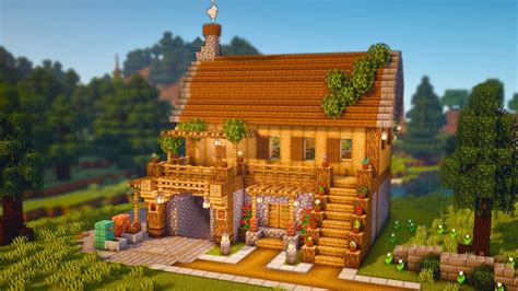 Minecraft Survival Haus bauen Tutorial 1 20 Großes Haus bauen in