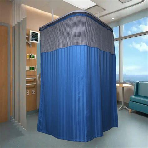 Polyester Blue Hospital Curtain At Rs 280 Piece In Panipat ID