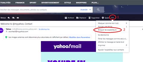 Gmail Outlook Yahoo Comment Bloquer Une Adresse Mail