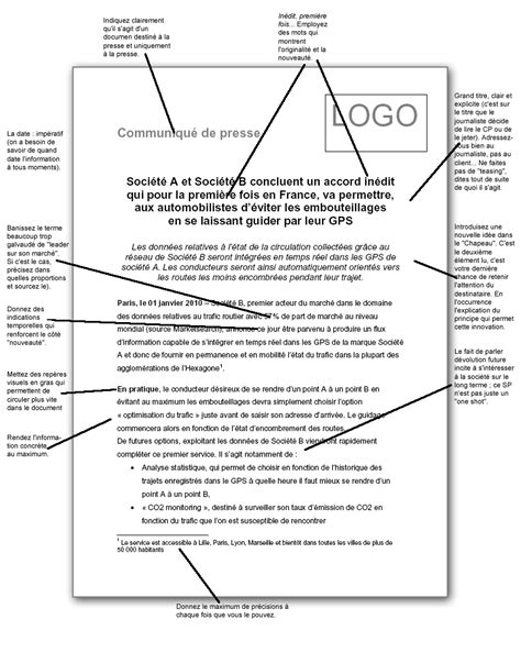 Relations Presses Comment R Diger Son Communiqu De Presse Tooap