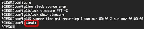 Configure System Time Settings On A Switch Through The Command Line