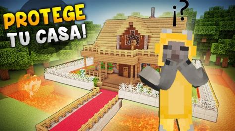 El Truco Definitivo Para PROTEGER TU CASA En Minecraft YouTube