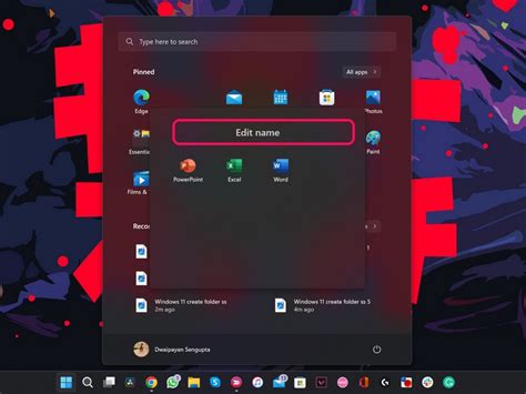 How To Create App Folders In Windows Start Menu
