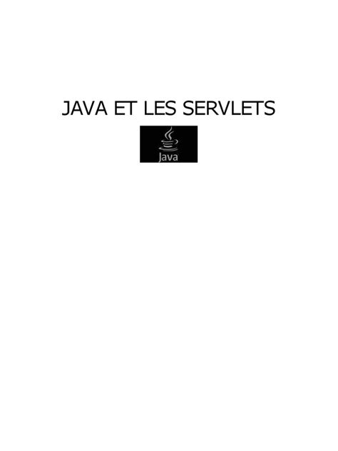 java et les servlets pdf java langage de programmation cookie informatique