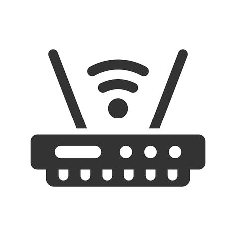 Premium Vector WiFi Router Icon