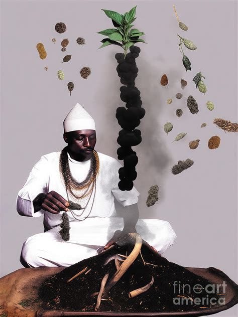 Hoodoo Priest Surreal Collage Artwork Mystical Visions And Magic