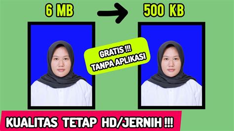 Tutorial Kompres Ukuran Foto Jpeg Tanpa Pecah Youtube