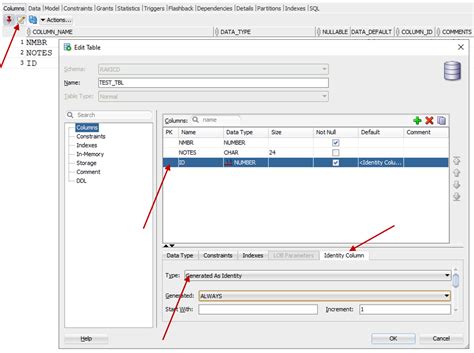 How To Set Auto Increment Integer In Oracle Data Modeler Stack Overflow