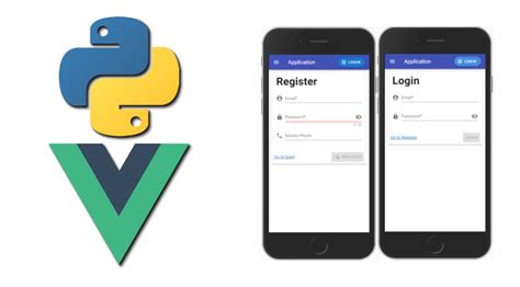 how to create a basic website with python and vue