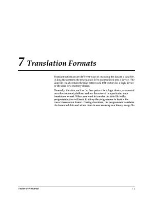 Fillable Online Translation Formats Pdf Fax Email Print PdfFiller