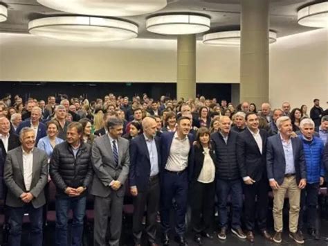 Patricia Bullrich encabezó un acto con gobernadores de Juntos por el