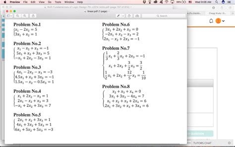 solved solve given systems of linear equations by converting