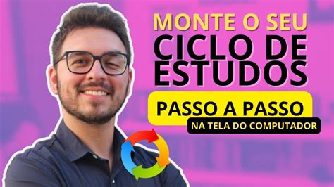 4 PASSOS PARA MONTAR SEU CICLO DE ESTUDOS PARA QUALQUER CONCURSO YouTube