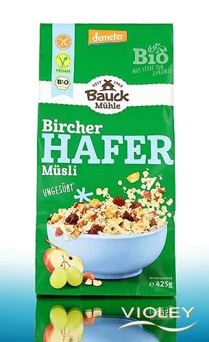 Bauck Bircher Hafer Müsli glutenfrei 425 g bei Violey