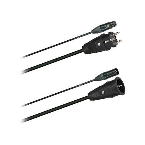 Dreitec Schuko Power Audio M Hybrid Cable