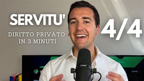 Servitù Azioni a difesa estinzione DIRITTO PRIVATO IN 3 MINUTI