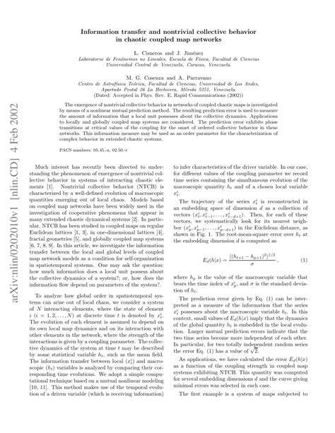 pdf information transfer and nontrivial collective behavior in chaotic coupled map networks