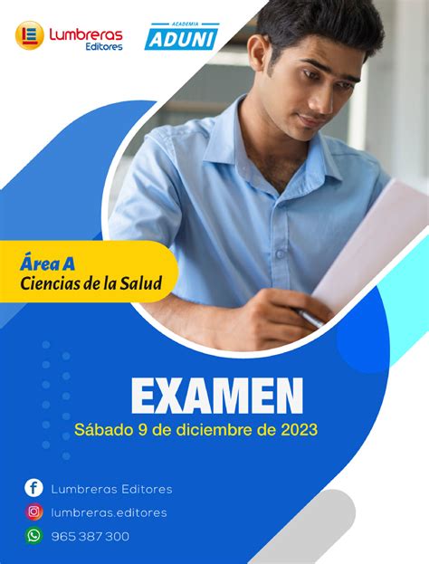 1 EX Adm Unmsm 2023 II Area A UNMSM 2024 I Lumbreras Editores