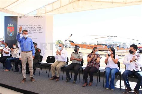 Encabeza REC presentación Combate de Incendios 2022